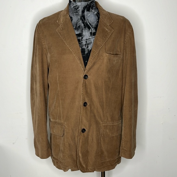 GAP | Suits & Blazers | Gap Mens Light Weight Corduroy Blazer Sz L Coco ...